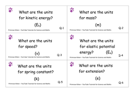 Equation /Formula Sheets for AQA Combined Science GCSE and Physics GCSE ...