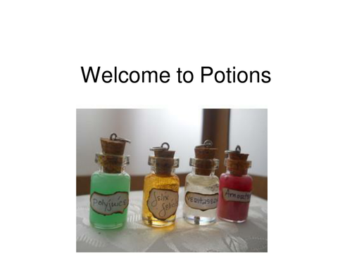 Harry Potter themed Science Introductory work Year 7- Introducing ...
