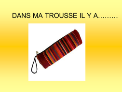 Ma Trousse - pencil case powerpoint and SONG KS2/KS3 | Teaching Resources