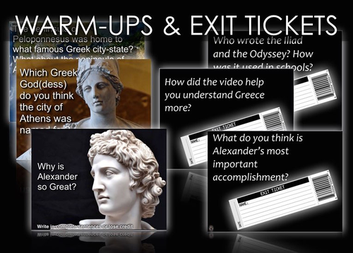 Ancient Greece Unit Bundle - PPTs, Worksheets, Lesson Plans+Test ...