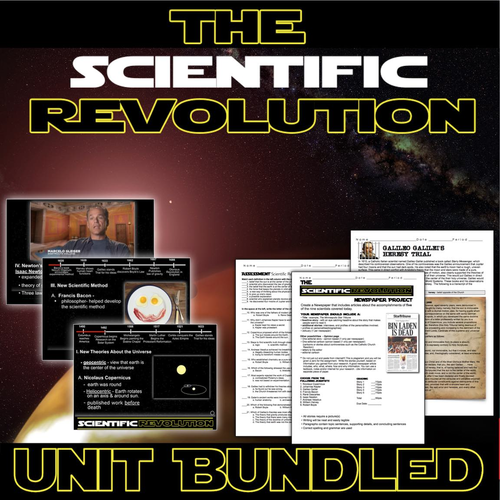 Scientific Revolution Unit: PPTs, Worksheets, Project, Lesson Plans ...