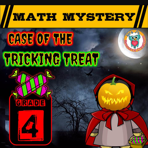 Halloween Math Mystery Activity (GRADE 4) | Teaching Resources