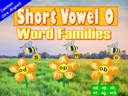 Short Vowel O Word Families | Teaching Resources