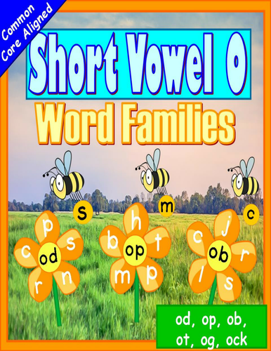 Short Vowel O Word Families | Teaching Resources