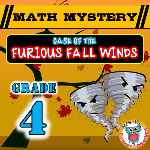 Fall Math Mystery Activity (GRADE 4) | Teaching Resources