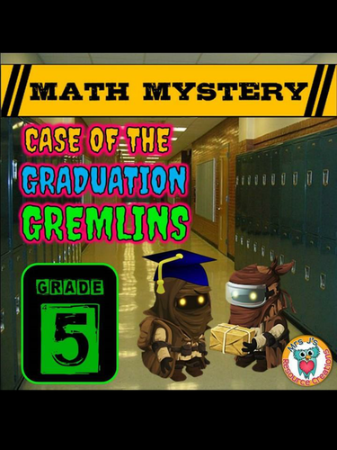 End of Year Math Mystery Activity (GRADE 5) | Teaching Resources
