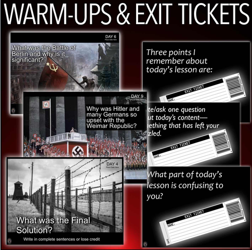 World War II Unit - PowerPoints, Worksheets, Lesson Plans+Test(WW2 ...