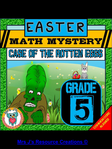 Easter Math Mystery Activity (GRADE 5) | Teaching Resources