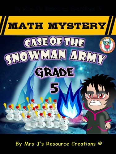 Winter Math Mystery (GRADE 5) | Teaching Resources