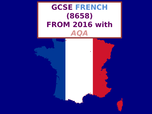 New GCSE French with AQA (Higher tier) from 2016 Specifications ...