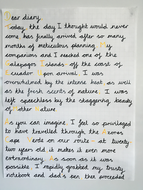 Yr5/6 Diary Writing-Charles Darwin- Science link-model/plan/photos/word ...