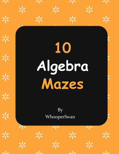 Algebra Maze | Teaching Resources