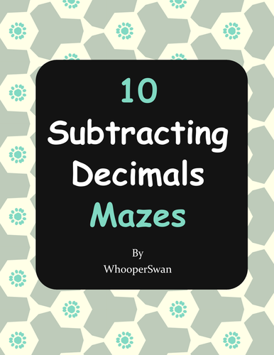 Decimal Mazes Bundle | Teaching Resources