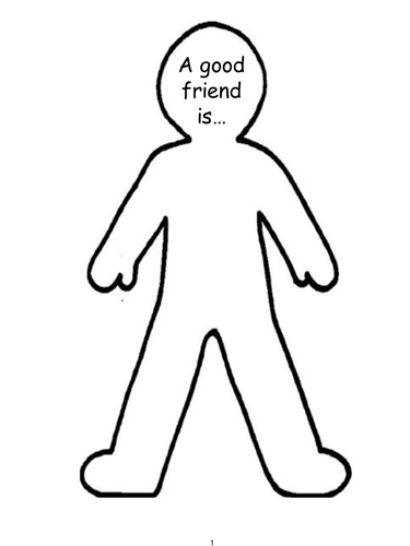 Good friend display activity | Teaching Resources