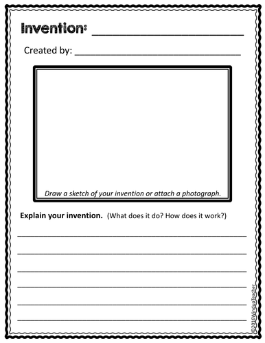 Makerspace: Create an Invention Poster Project | Teaching Resources