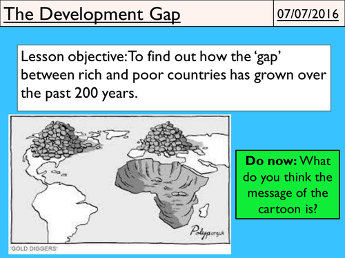 Development Gap | Teaching Resources