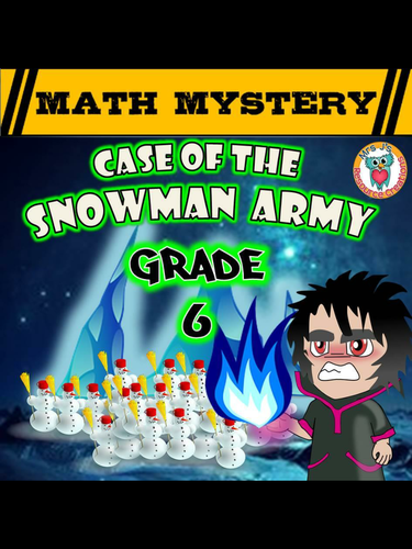Winter Math Mystery (GRADE 6) | Teaching Resources