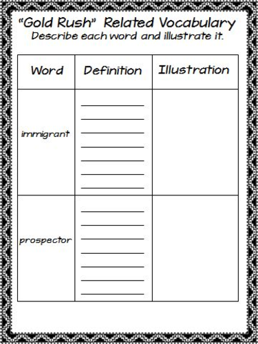 California Gold Rush Report | Teaching Resources