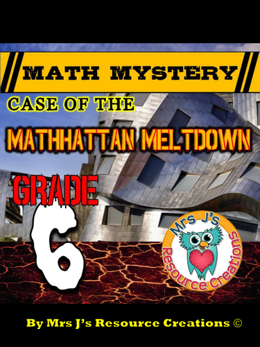 Summer Math Mystery (GRADE 6) | Teaching Resources
