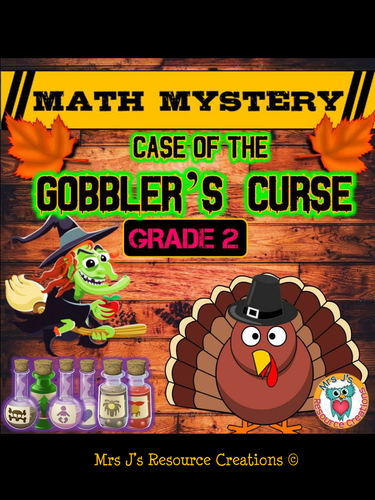 Thanksgiving Math Mystery (GRADE 2) | Teaching Resources
