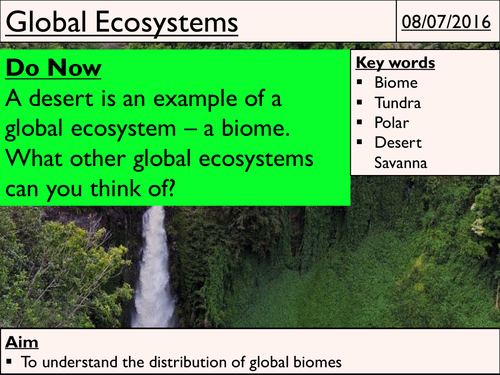 The Living World - Ecosystems | Teaching Resources