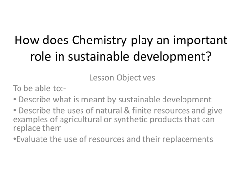 Sustainable development & potable water NEW GCSE (2016)AQA TRILOGY ...