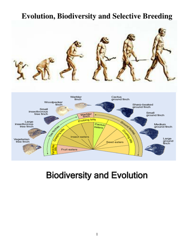 Biodiversity, habitats, evolution, classification | Teaching Resources