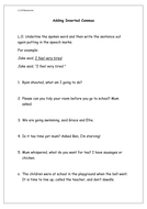 Inverted commas worksheets | Teaching Resources