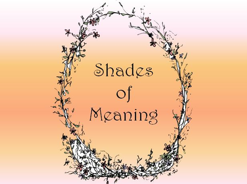 Shades of Meaning Lesson | Teaching Resources