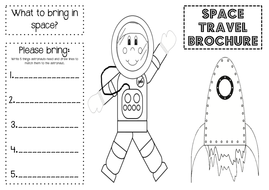 Space Travel Brochure | Teaching Resources