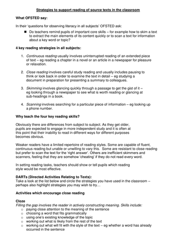 Whole School Literacy Starter Bundle (parent, staff and student ...
