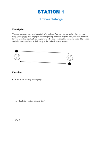 Set of Athletics Reciprocal Learning Cards | Teaching Resources