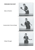 Table Tennis Unit of Work resources and worksheets | Teaching Resources