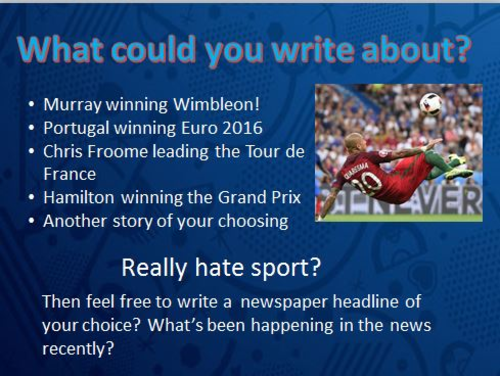 Sports Headlines - Non Fiction | Teaching Resources