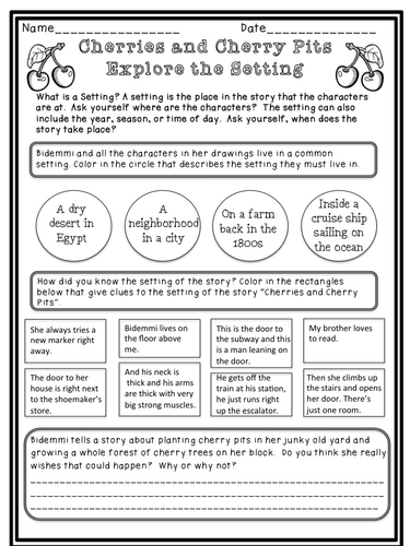 Cherries and Cherry Pits Literature Center | Teaching Resources