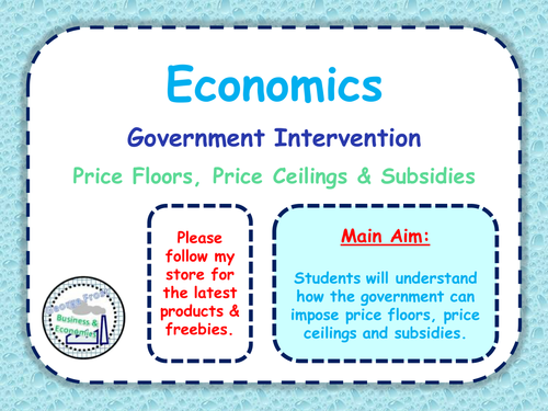 Government Intervention - Price Floors, Price Ceilings, Subsidies ...