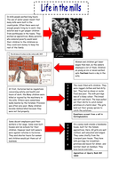 Life in mills worksheet | Teaching Resources