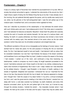 Frankenstein Chapter 5 by eamcvit | Teaching Resources