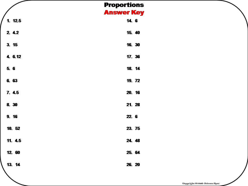 Proportions Task Cards | Teaching Resources