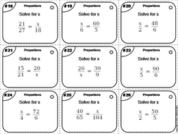 Proportions Task Cards | Teaching Resources