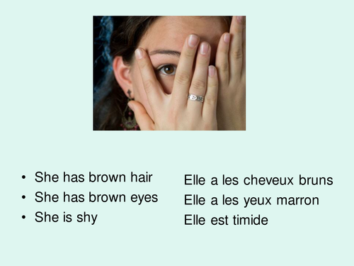 Describing hair and eyes | Teaching Resources