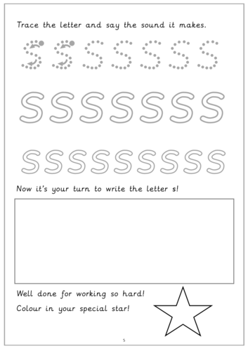 Phonics Phase 2 Letters And Sounds Workbook Worksheets Eyfs Teaching