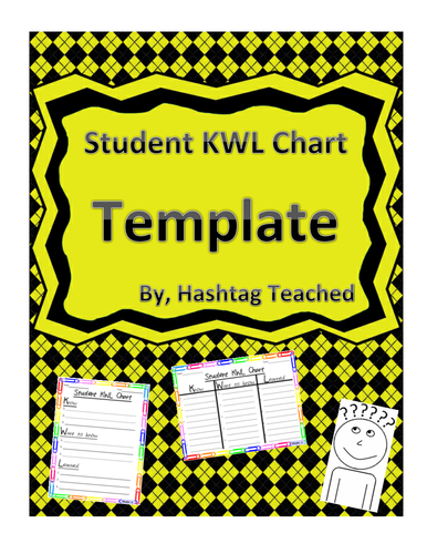 Differentiated Student KWL Chart Template | Teaching Resources