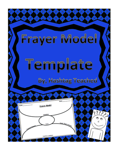 Frayer Model Worksheet Template | Teaching Resources