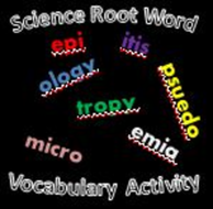 Science Root Word Vocabulary Assignment | Teaching Resources