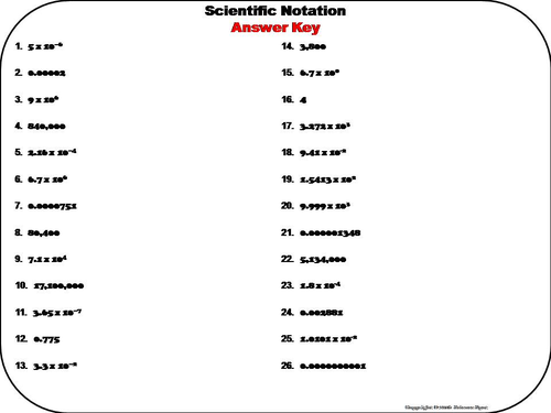 Scientific Notation Task Cards | Teaching Resources