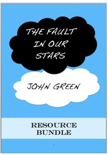 The Fault in Our Stars - John Green ~ RESOURCE BUNDLE | Teaching Resources