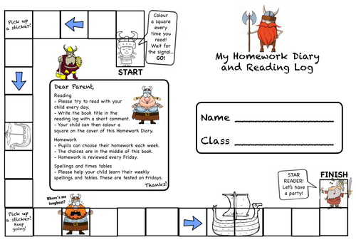 Reading log covers, inners & certificates - colour your 'reading ...