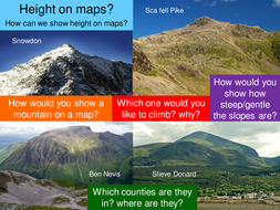 height on maps | Teaching Resources