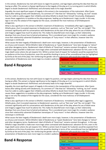AQA A Level English Literature New Specification: Othello Revision ... AQA A Level English Literature New Specification: Othello Revision ...
